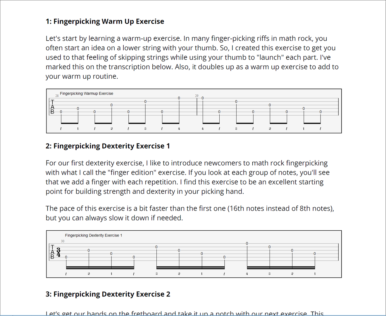 Free Practice Material – Let's Talk About Math Rock