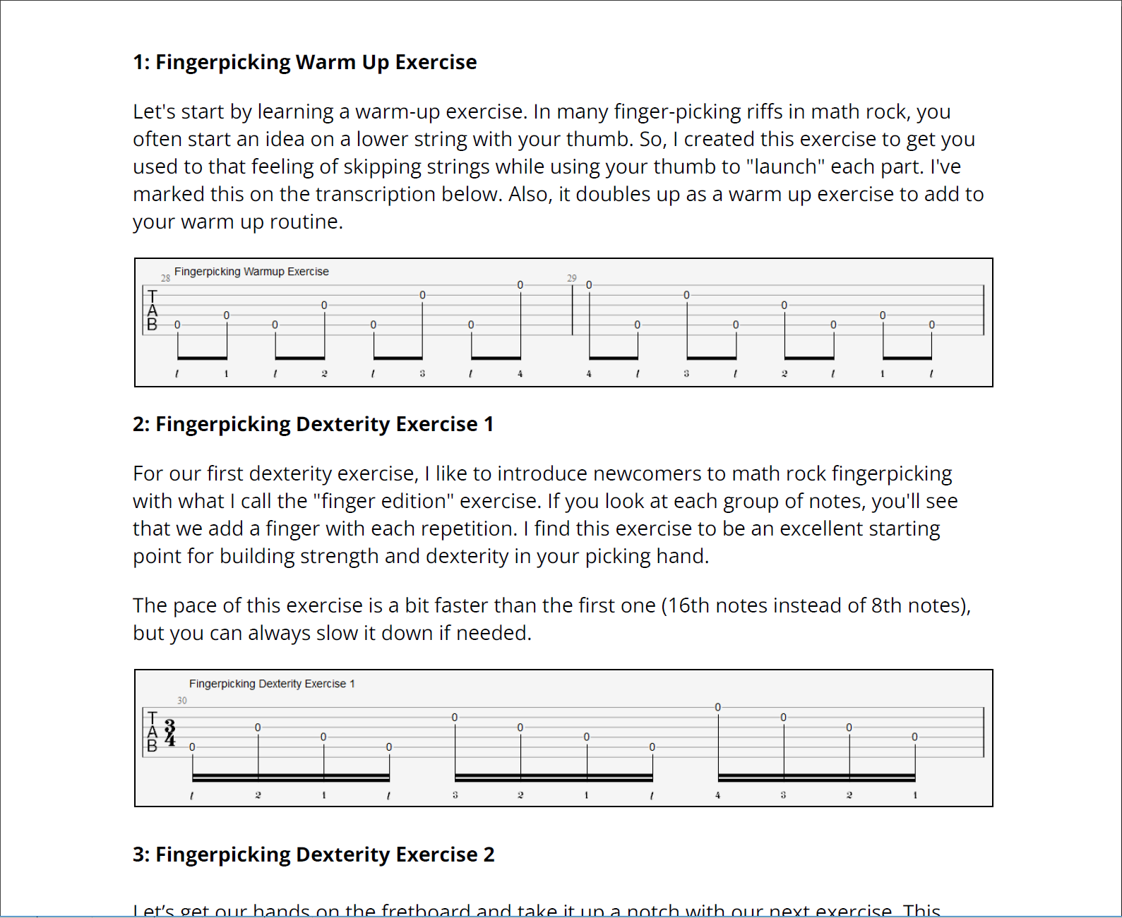 Free Practice Material – Let's Talk About Math Rock