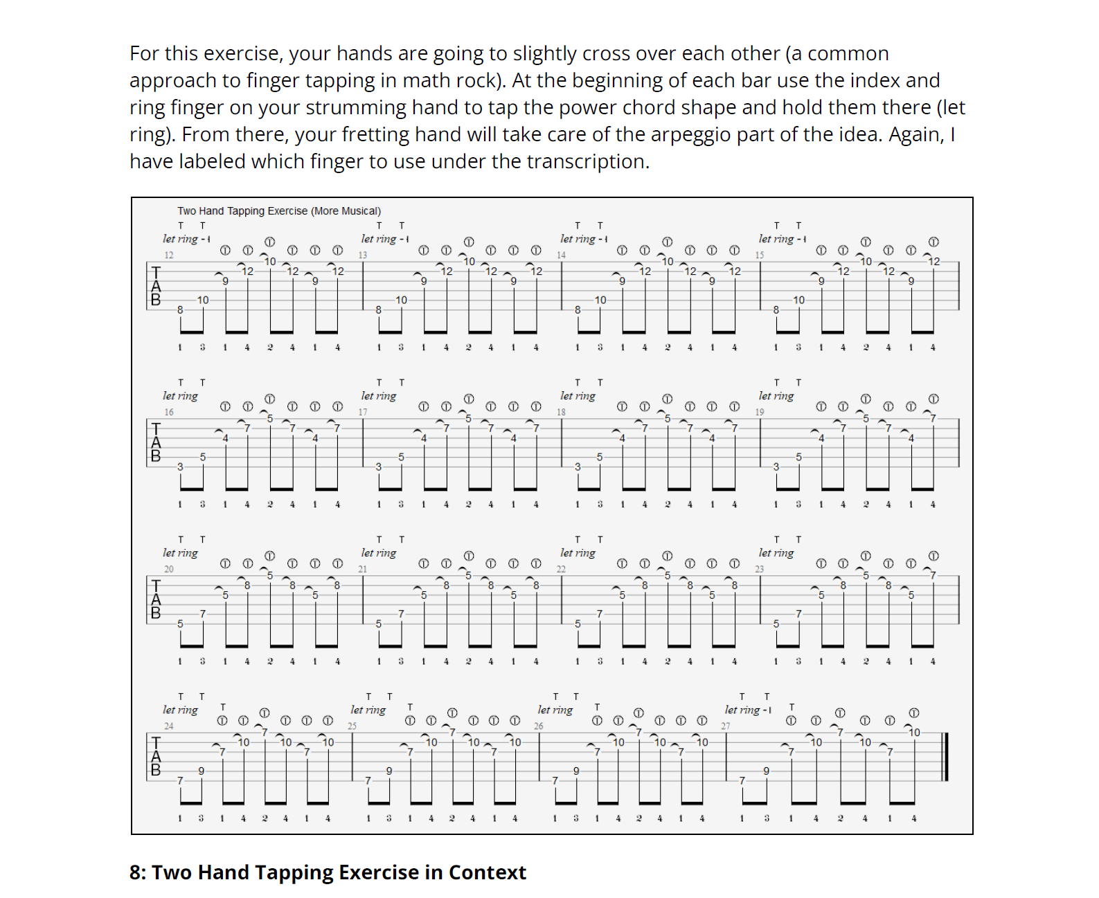 Free Practice Material – Let's Talk About Math Rock